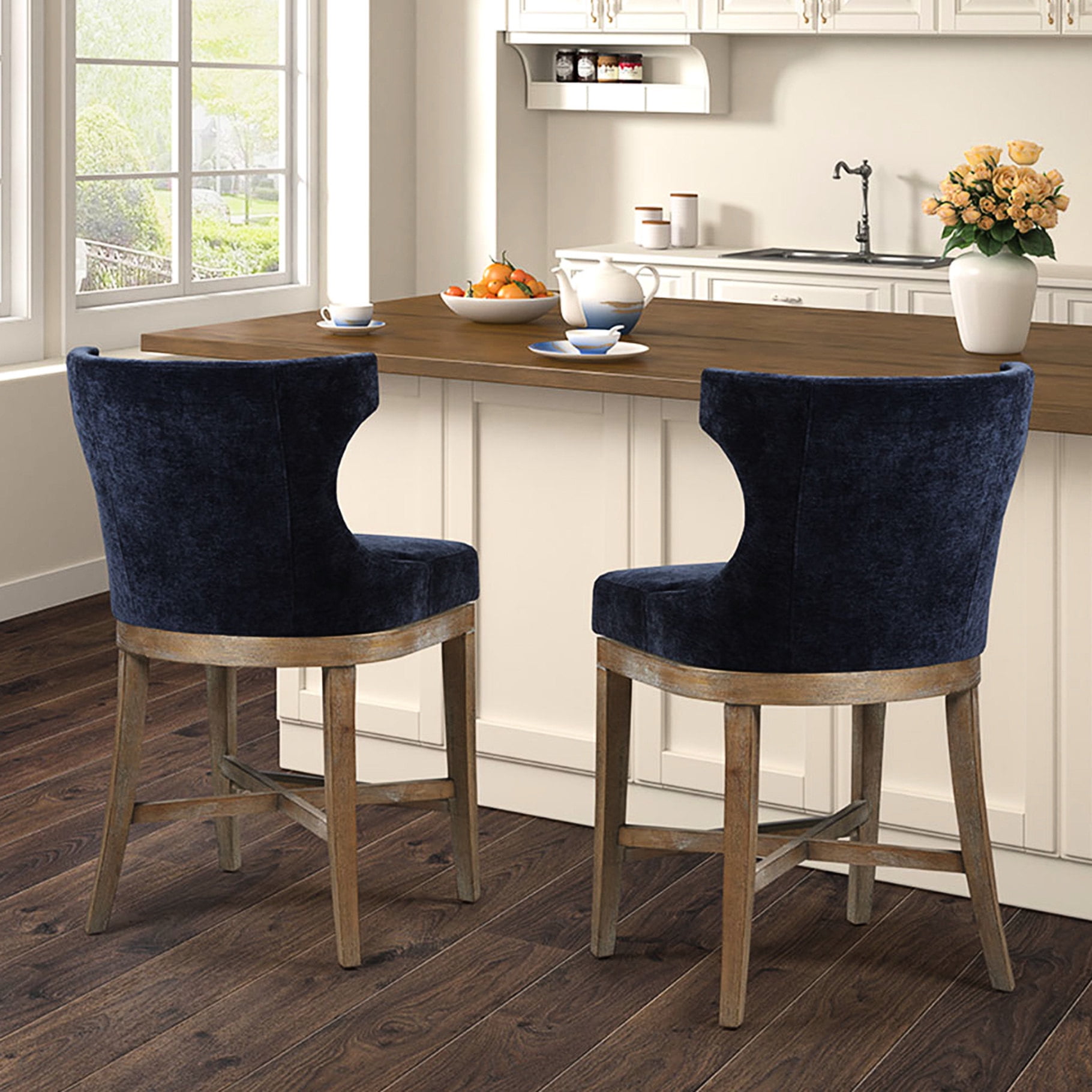 Swivel Seat Dining Counter Stool | Unique Design for Dining | Solid ...