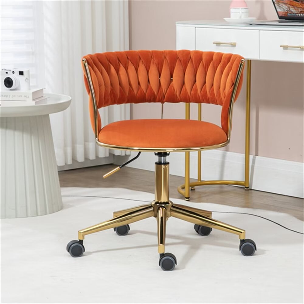 Swivel Shell Office Chair, Adjustable Height Home Computer Executive ...