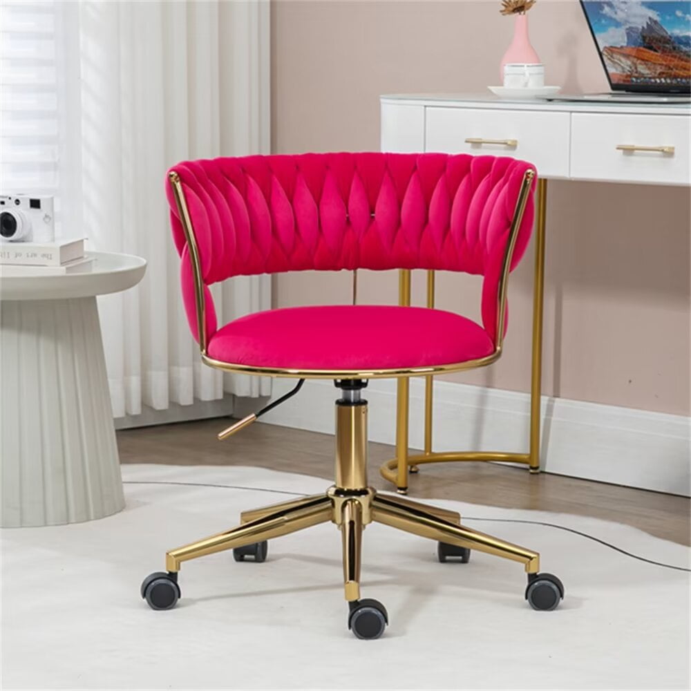 Swivel Shell Office Chair, Adjustable Height Home Computer Executive ...