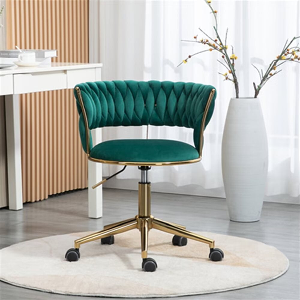 Swivel Shell Office Chair, Adjustable Height Home Computer Executive ...