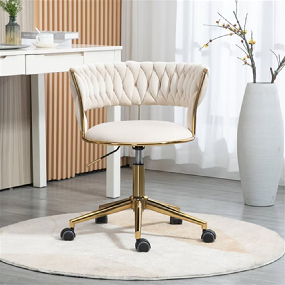 Swivel Shell Office Chair, Adjustable Height Home Computer Executive ...