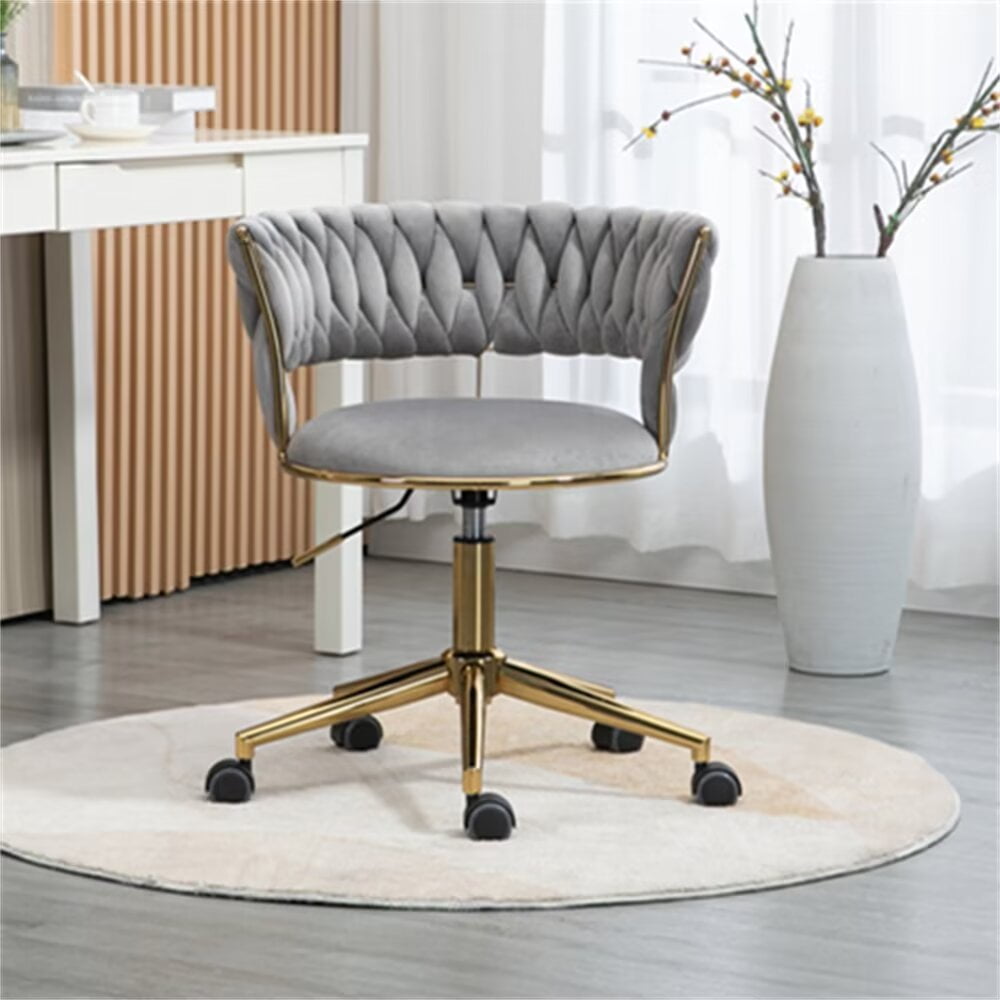 Swivel Shell Office Chair, Adjustable Height Home Computer Executive ...