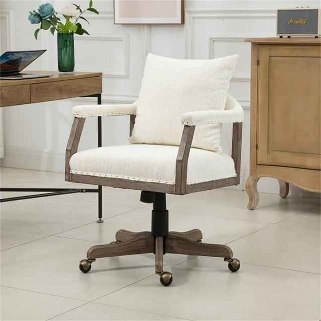 Swivel Shell Office Chair, Adjustable Height Home Office Desk Chair ...