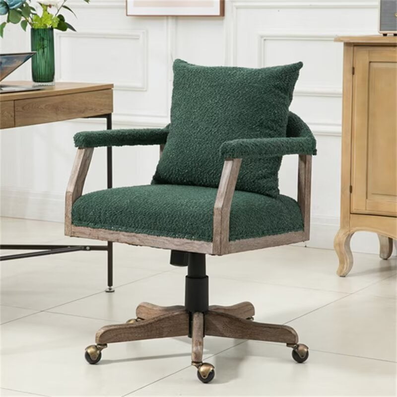 Swivel Shell Office Chair, Adjustable Height Home Office Desk Chair ...