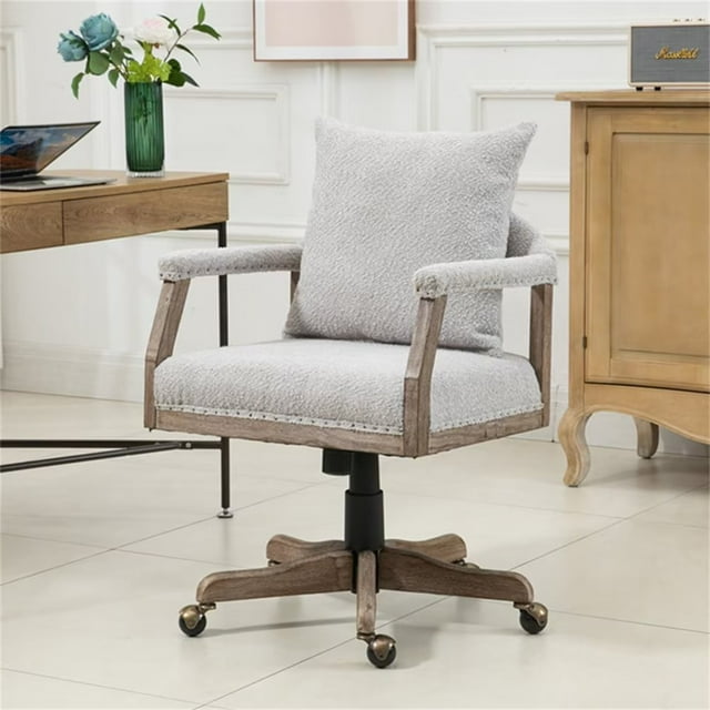 Swivel Shell Office Chair, Adjustable Height Home Office Desk Chair ...