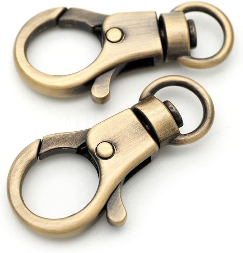 Swivel Snap Hook Quality Keychain Clip Push Gate Trigger Lobster Clasps ...