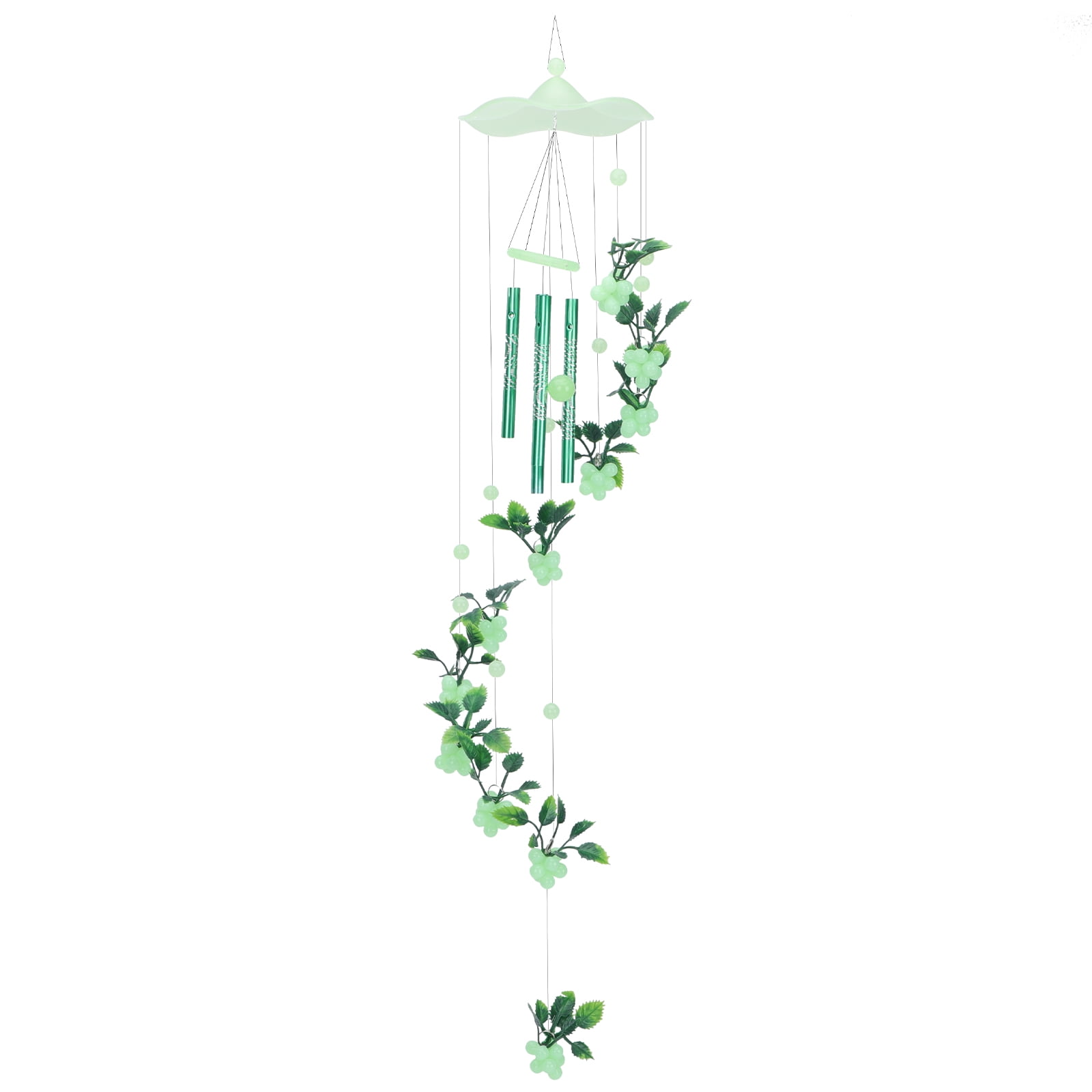 Swivel Solar Luminous Wind Chimes Grape Modeling House Decoration ...