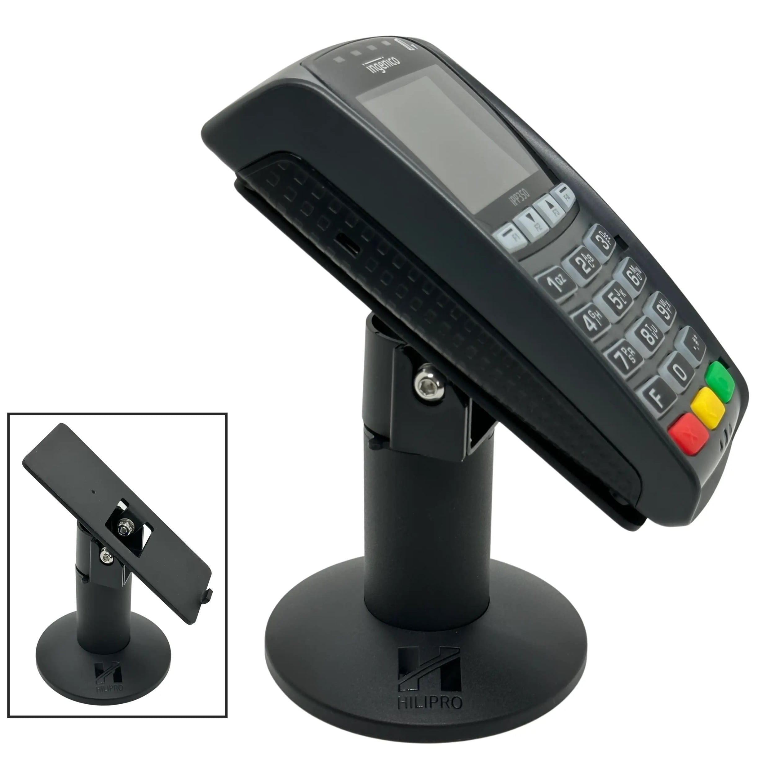 Swivel Stand for Ingenico iPP320/350 - Sturdy Metal - 4.7 Tall - Swivel ...