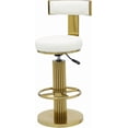 Swivel Stools with Backrest Modern Adjustable Height Counter Stool with ...