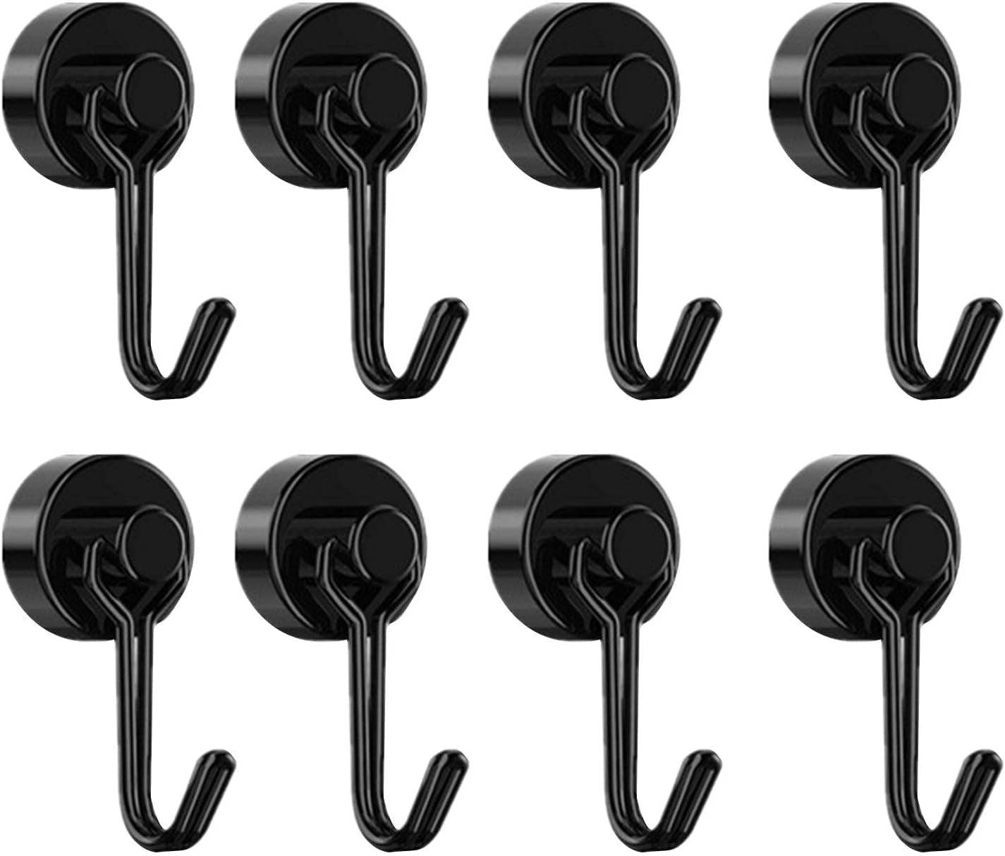 Swivel Swing Magnetic Hooks Extra Strong Magnet Hook with Black Epoxy ...