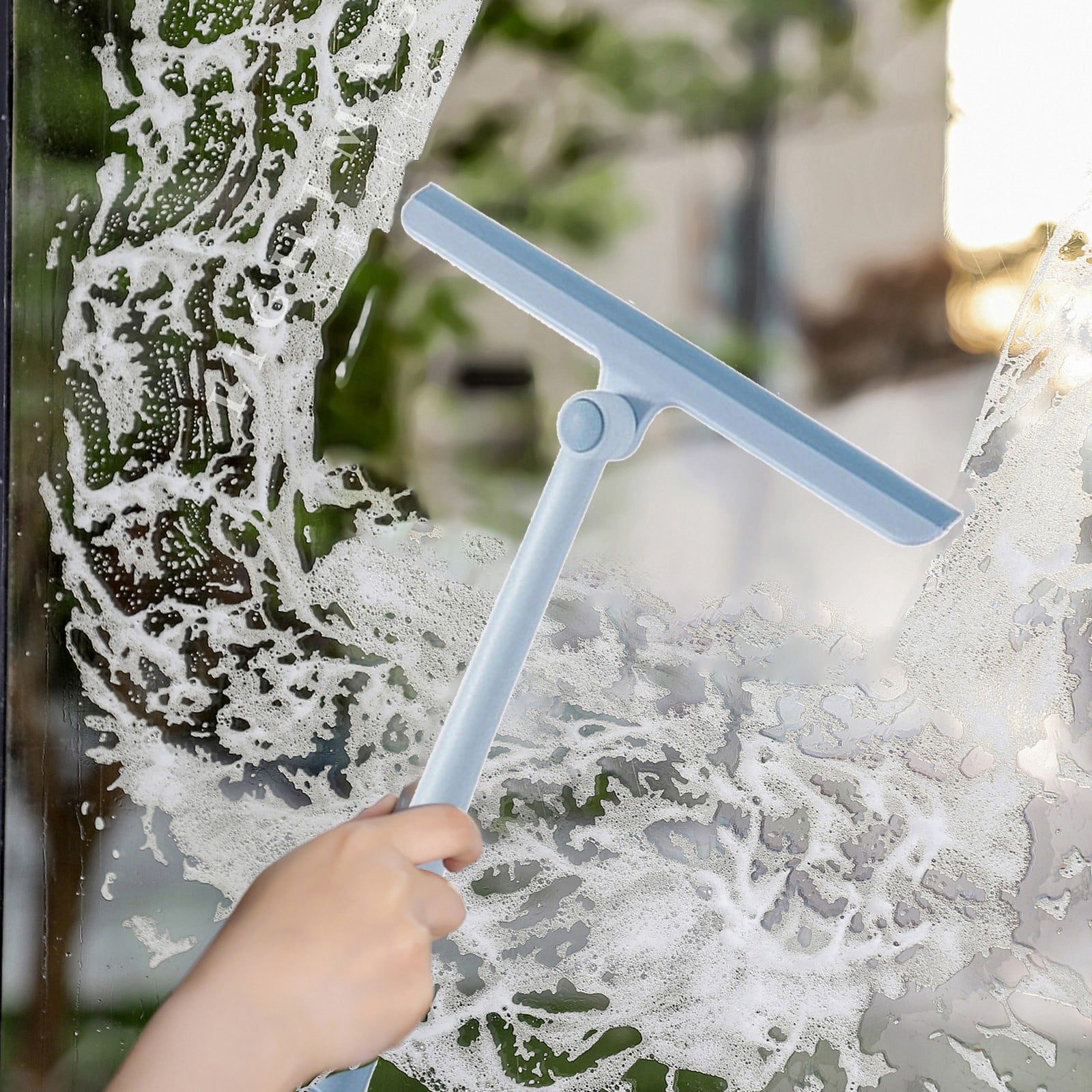 Swivel T Shaped Glass Wiper Household Window Cleaner Wipe Glass ...