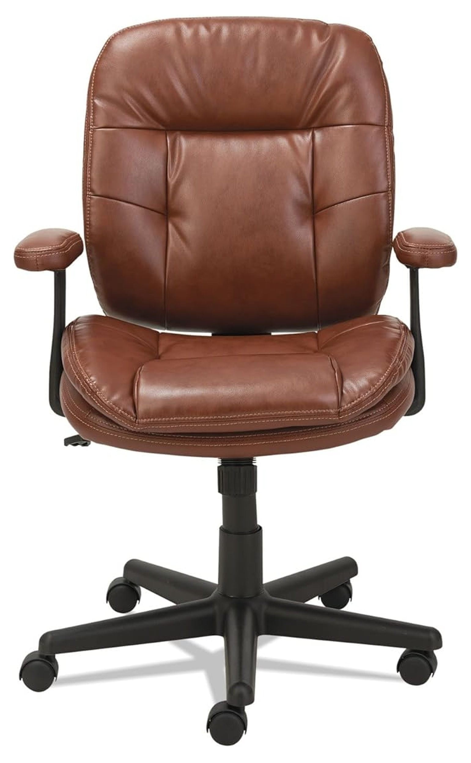 Swivel Task Chair with Bonded Leather, Tilt Lock & Tension Control ...