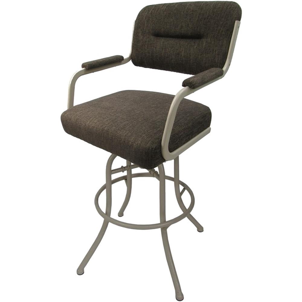 Swivel Tilt Counter Metal Bar Stool 26" - M-110 - Sanora Brown - Beige ...