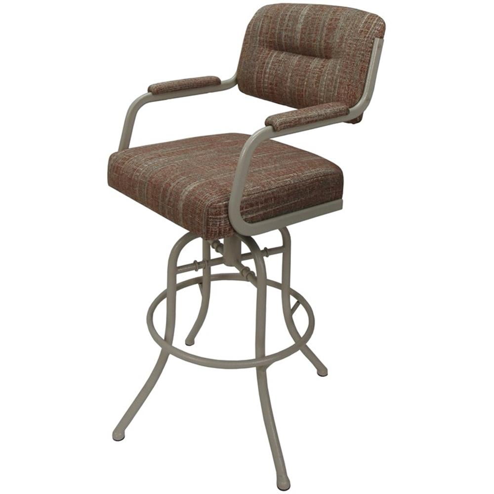 Swivel Tilt Counter Metal Bar Stool 26" - M-110 - Watusi Madder (Red ...