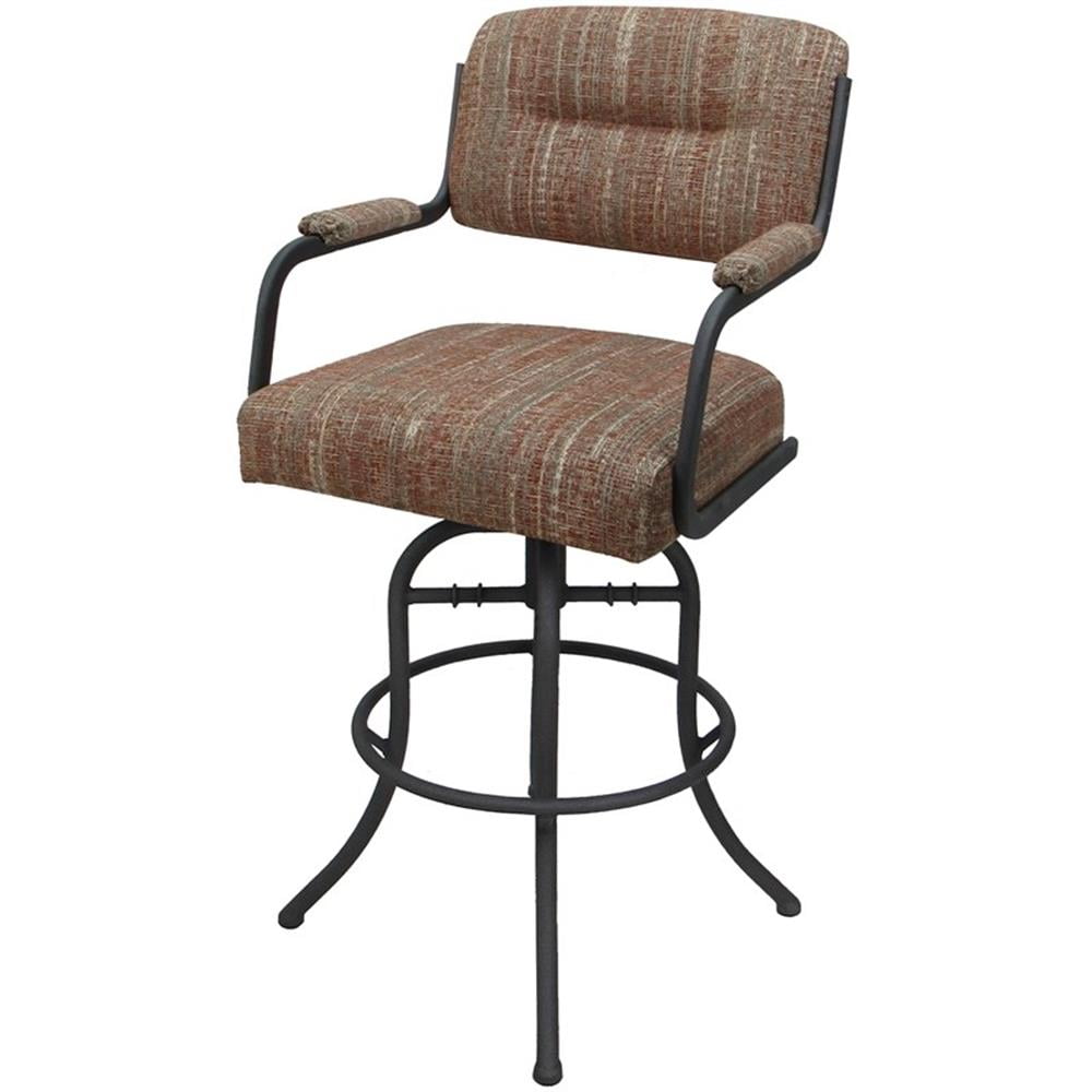 Swivel Tilt Counter Metal Bar Stool 26" - M-110 - Watusi Madder (Red ...
