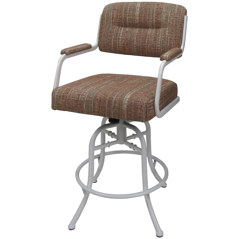 Swivel Tilt Counter Metal Bar Stool 26" - M-110 - Watusi Madder (Red ...