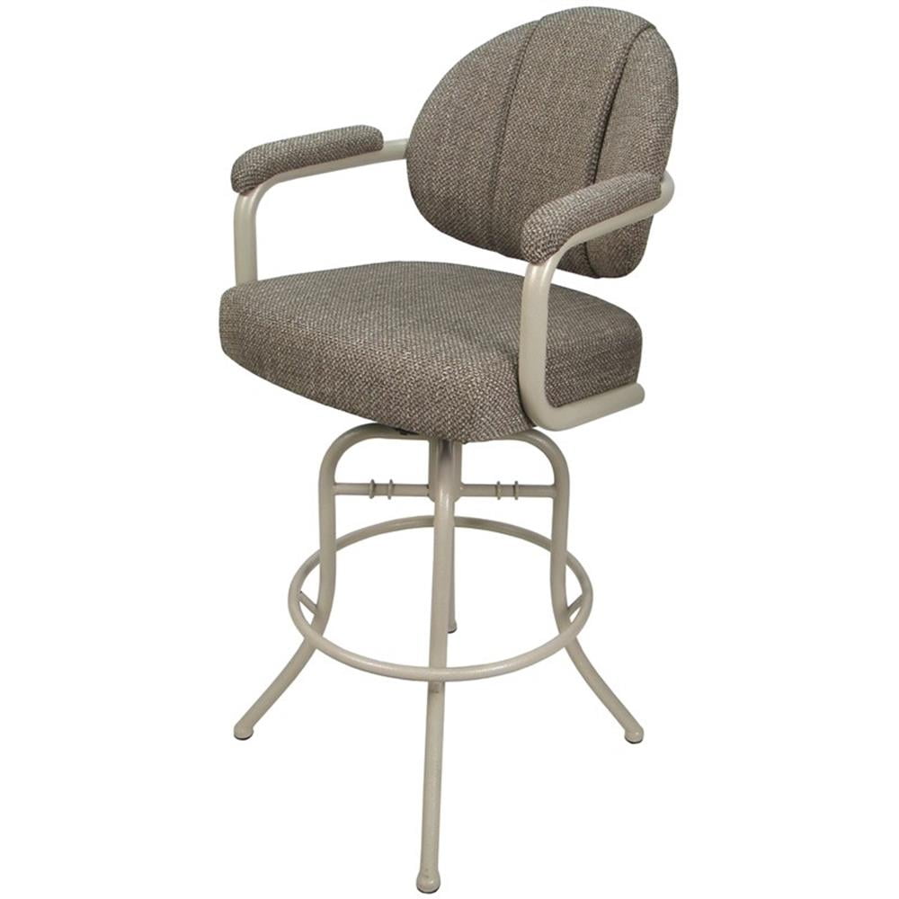 Swivel Tilt Counter Metal Bar Stool 26" - M-70 - Brown - Beige ...