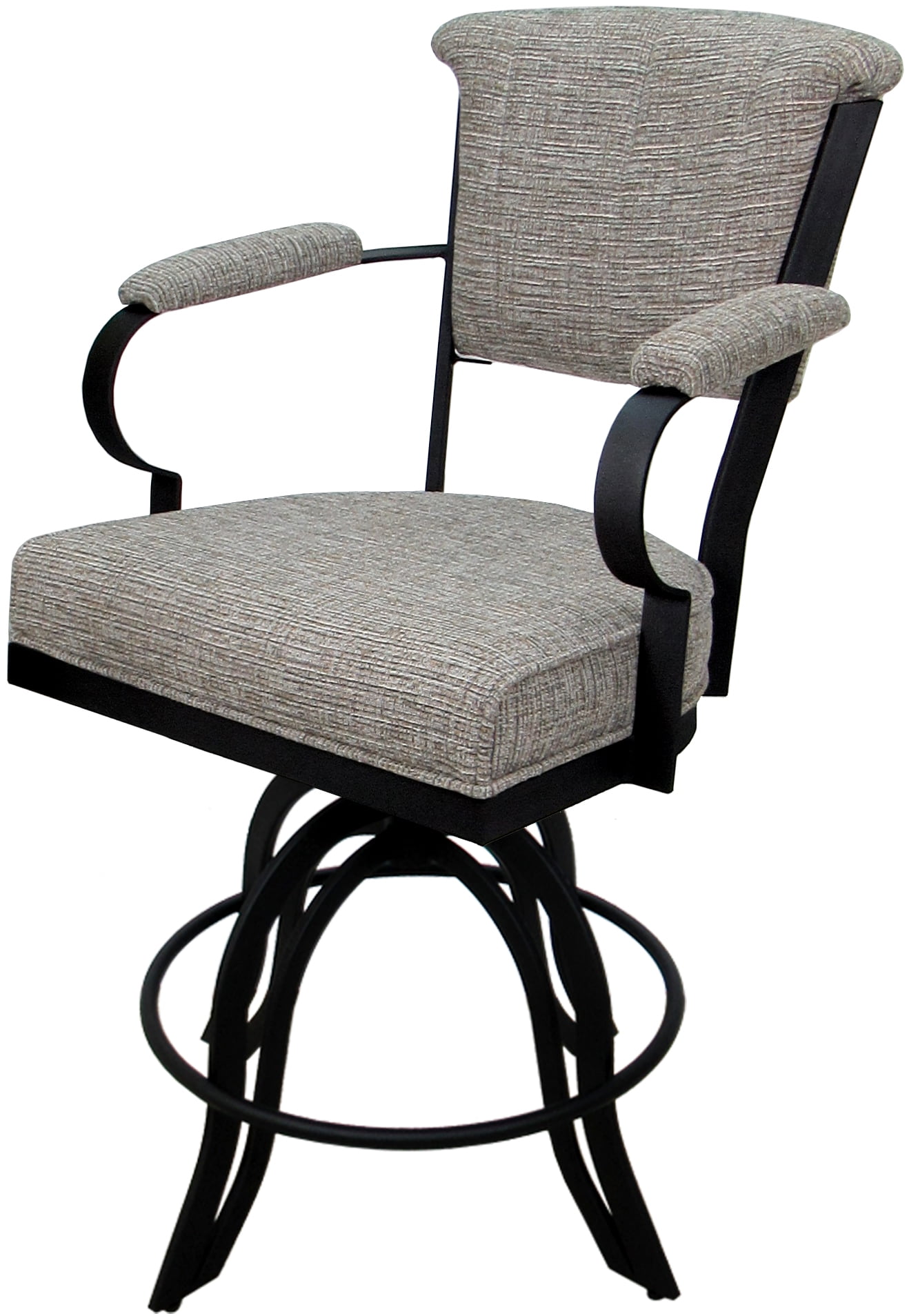 Swivel Tilt Metal Counter Stool 26" Seat - Miami - Jetty June Tan ...