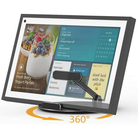 Swivel Tilt Stand for Echo Show 15 1st 2nd Gen, Adjustable Portrait ...