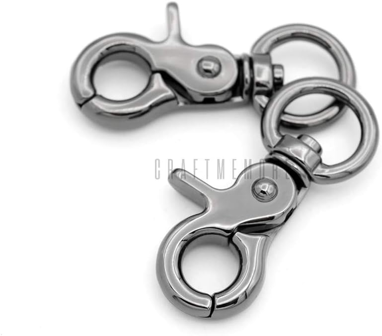Swivel Trigger Snap Hooks Quality Metal Clips Lobster Clasp 1-7/8" Long ...