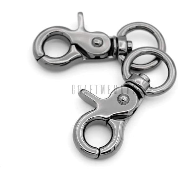 Swivel Trigger Snap Hooks Quality Metal Clips Lobster Clasp 1-7/8" Long ...