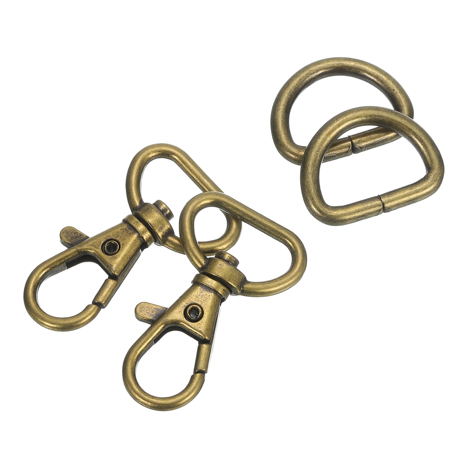 Swivel Trigger Snap Hooks, Zinc Alloy Classic Lobster Clasps with D ...