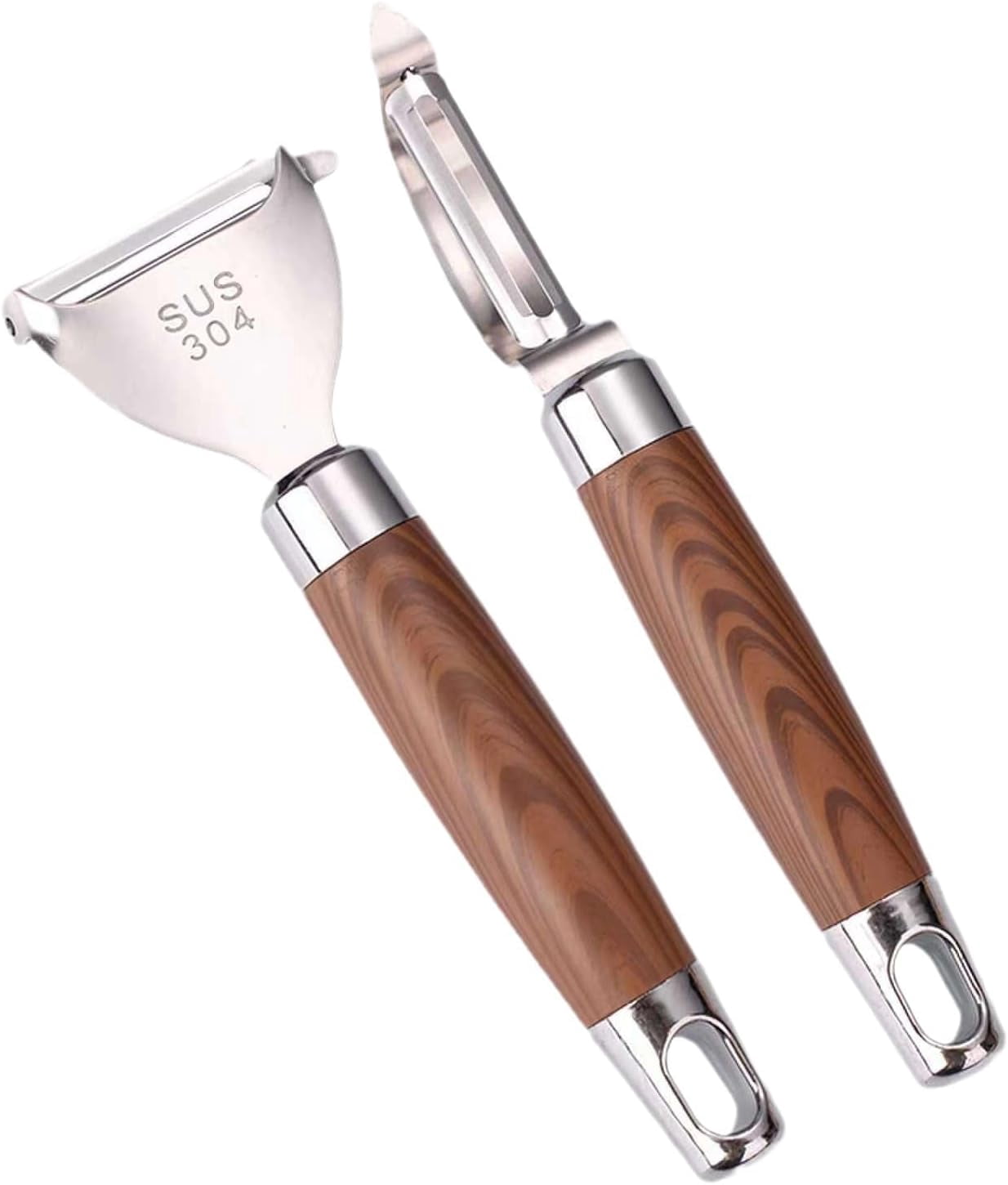 Swivel Vegetable Peeler Set – 2 Pack (Straight & Y-Type), Ultra Sharp ...