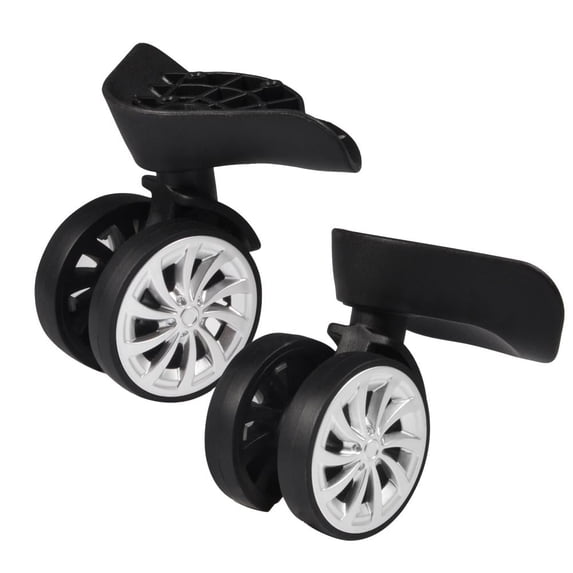 LHCER Swivel Luggage Wheel Replacement, Plastic Suitcase Wheels, 2 Pcs ...