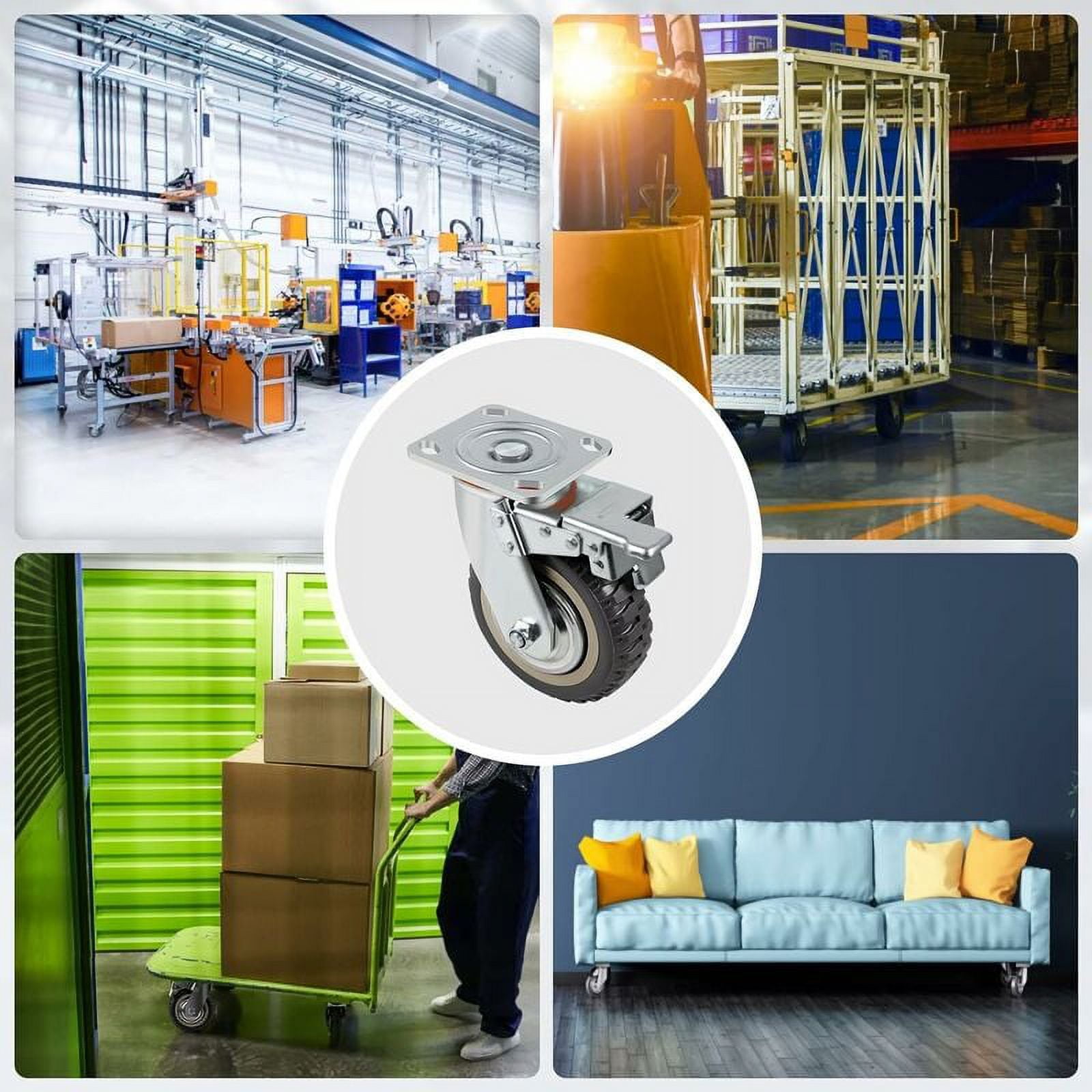 Swivel Wheels, Ø150 Mm Cart Wheels, Heavy Duty Wheels, Furniture Wheels ...