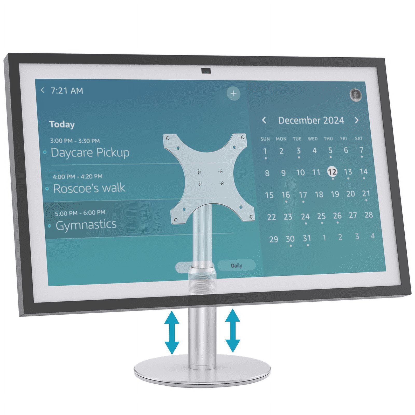 Swivel and Tilt Stand for Echo Show 15, Viewing Angle Adjustable ...