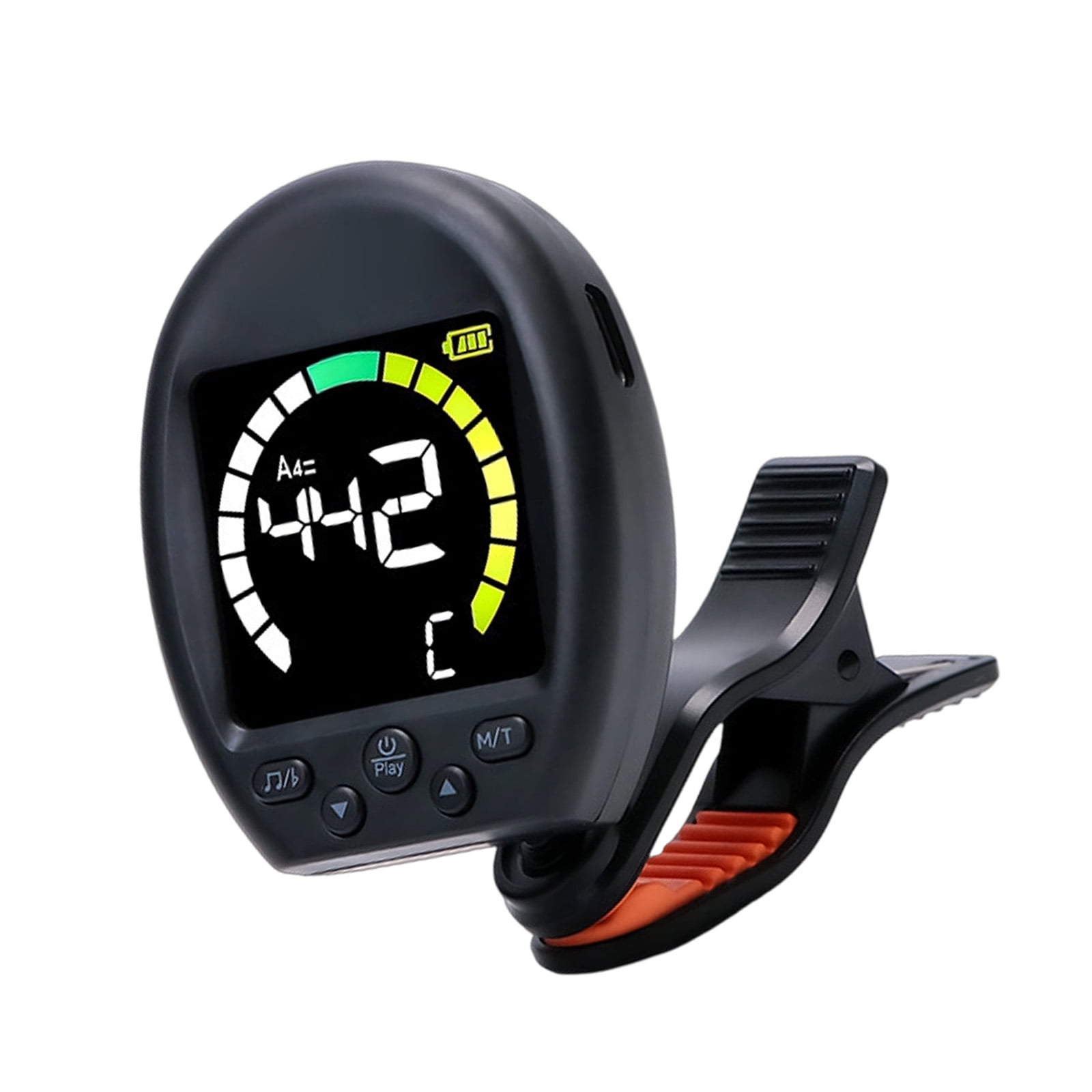 Swivels Guitar Tuner Professional Clip On Tuners with Metronome ...