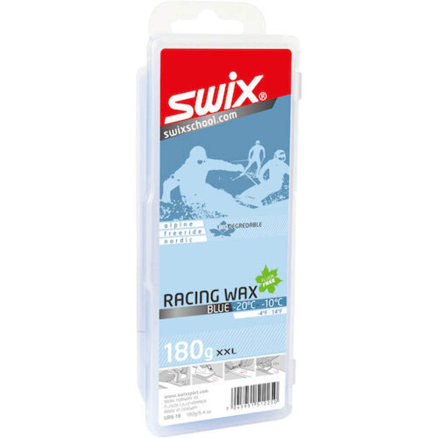 Swix Ski Snowboard Bio-Degradable Wax UR6-18 Cold - (UR6-18) - Walmart.com