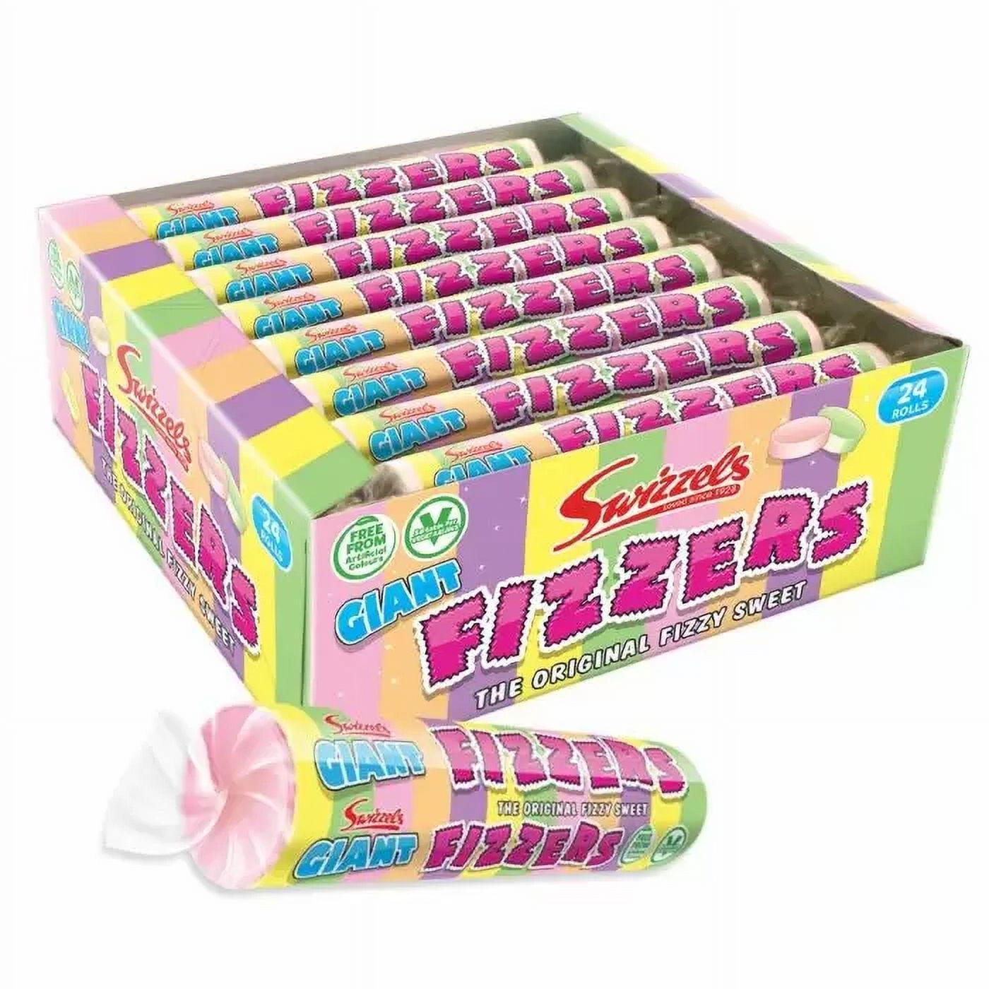 Swizzels Giant Fruit Fizzers 40G Pack Of 24 - Walmart.com