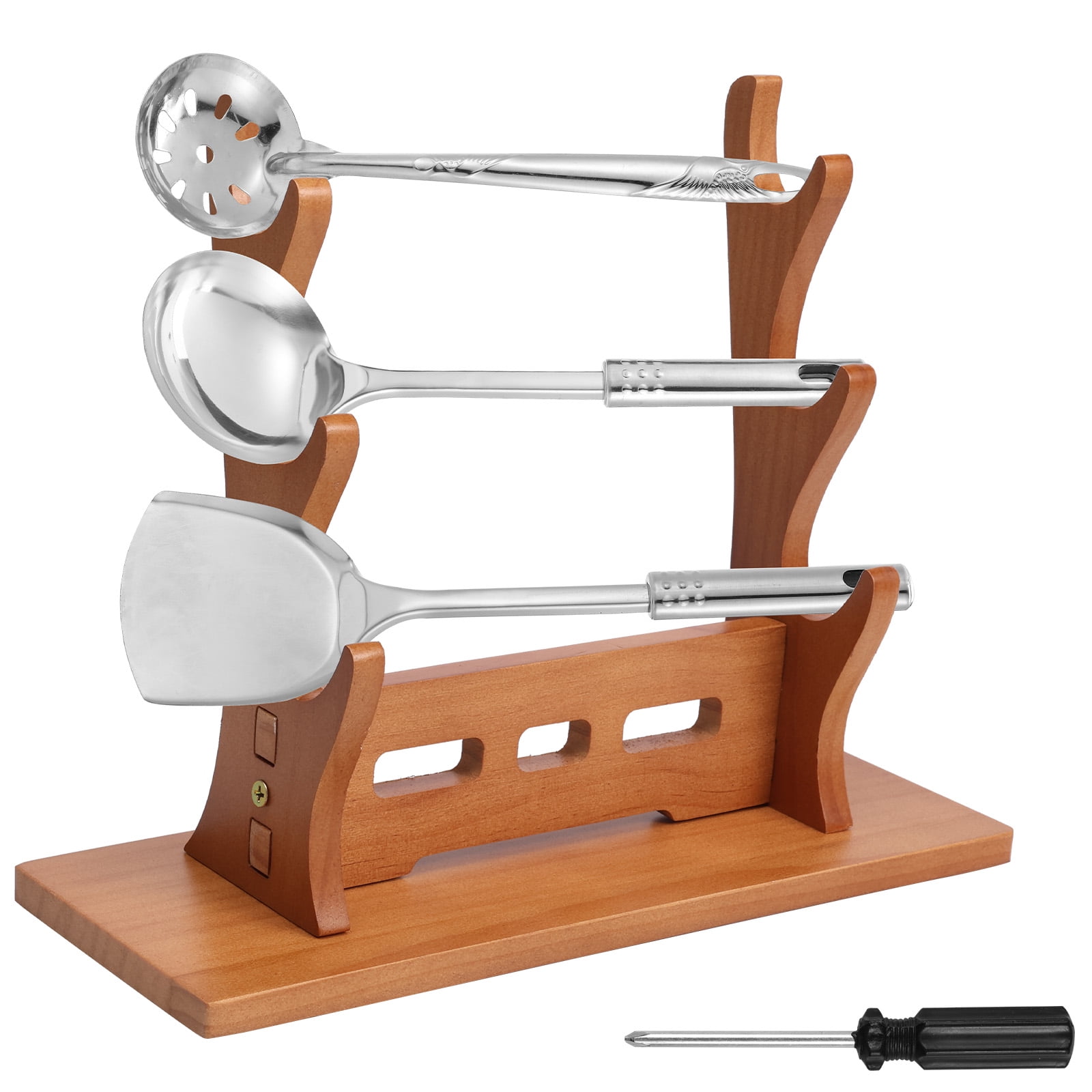 Swo-rd Wall Mount, 3 Tier Wood Flute Stand, Swo-rd Stand Display Holder ...