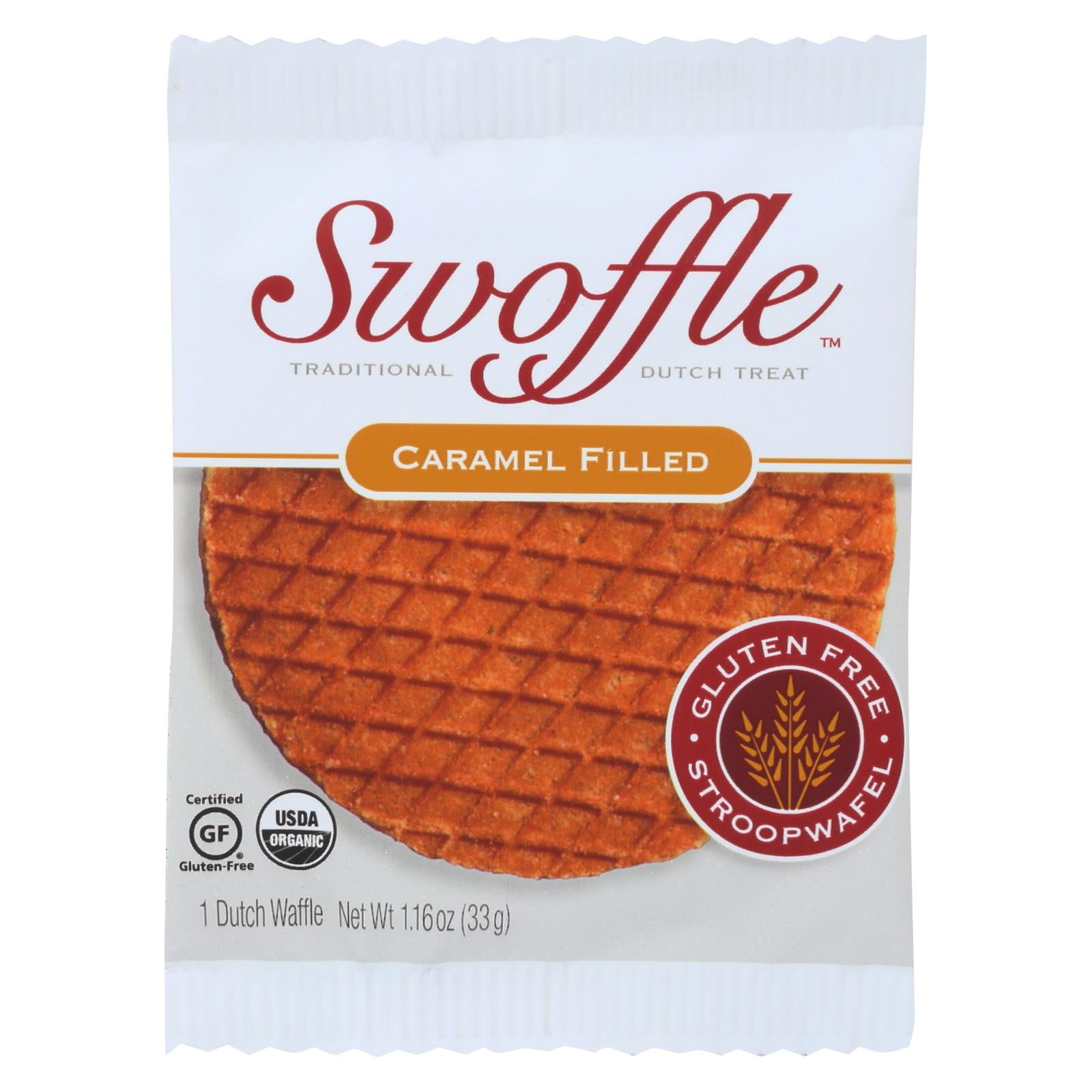 Swoffle Dutch Waffle - Original Caramel - Case Of 16 - 1.16 Oz ...