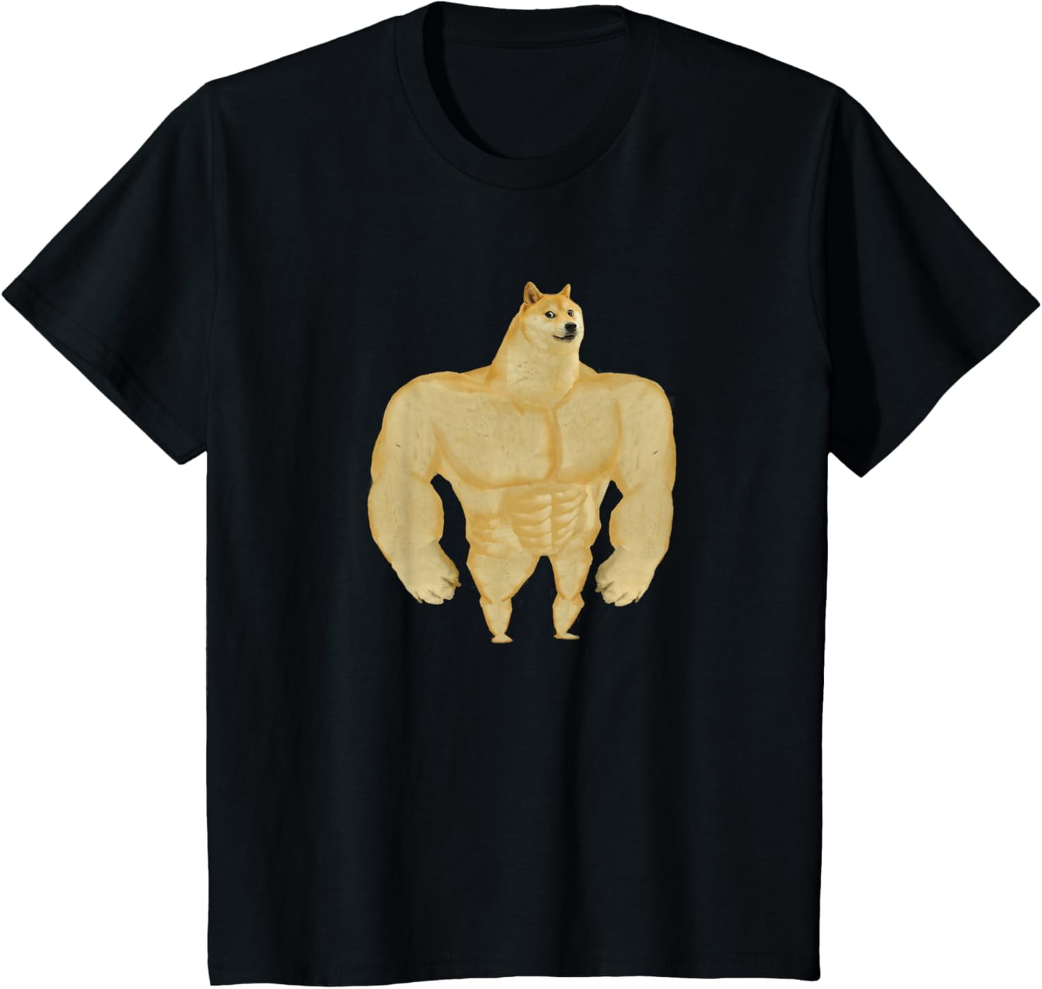 Swole Dog Meme Buff Dog Meme T-Shirt Funny Shirt, Comfort Wear, Unsiex ...