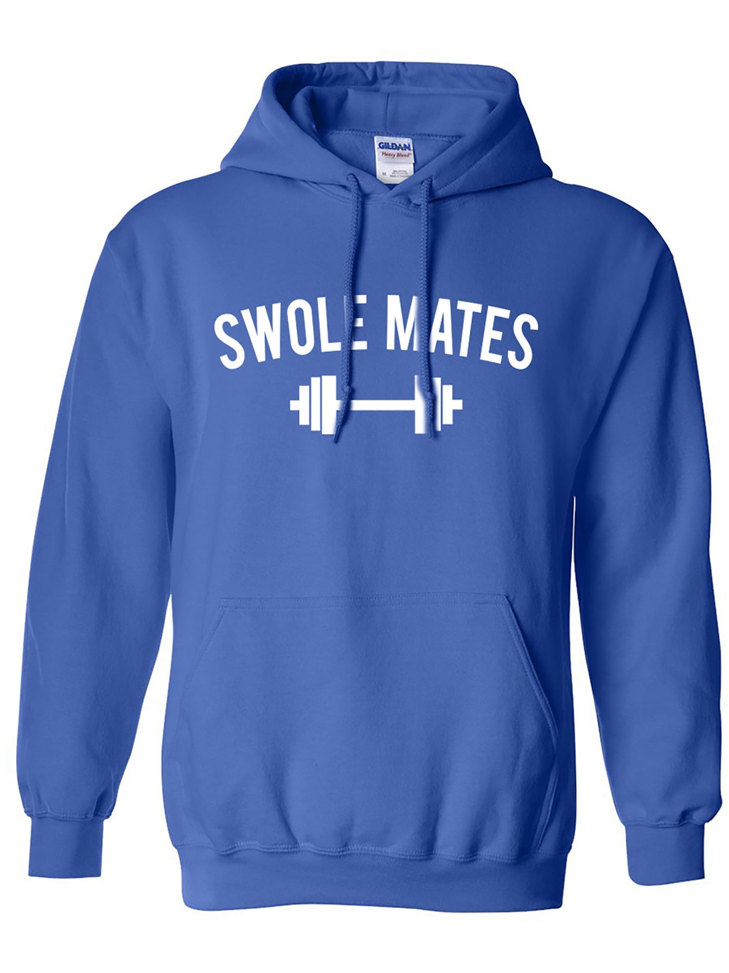 Swole Mates Adult Hooded Sweatshirt - Walmart.com