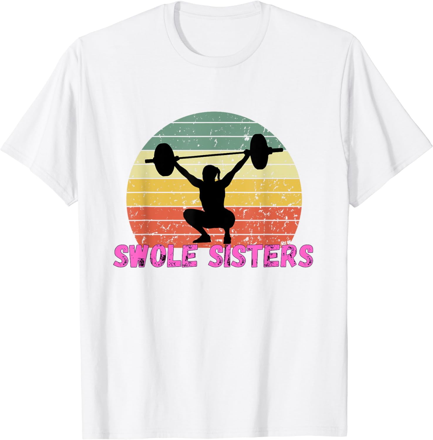 Swole Sisters Funny Couples Workout Gear Merch T-Shirt - Walmart.com