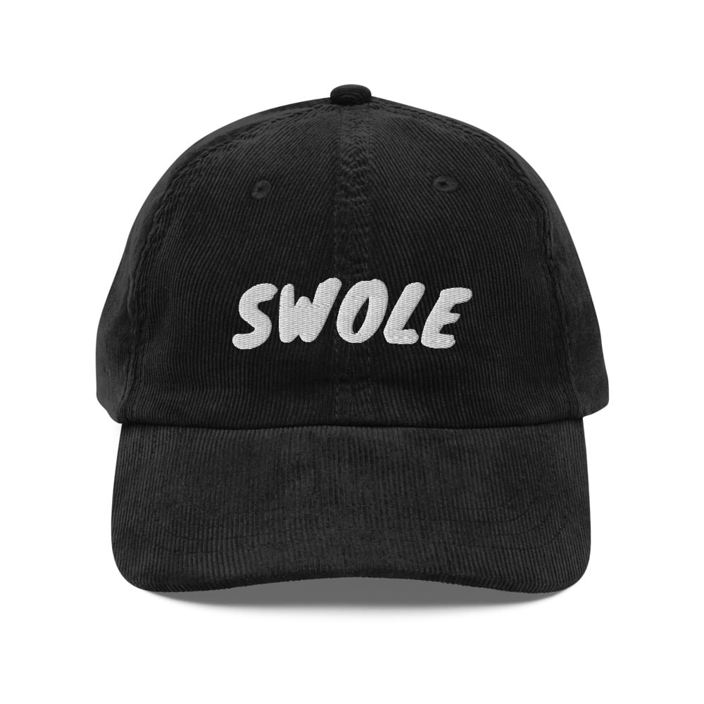 Swole Vintage Corduroy Cap (Black) - Walmart.com