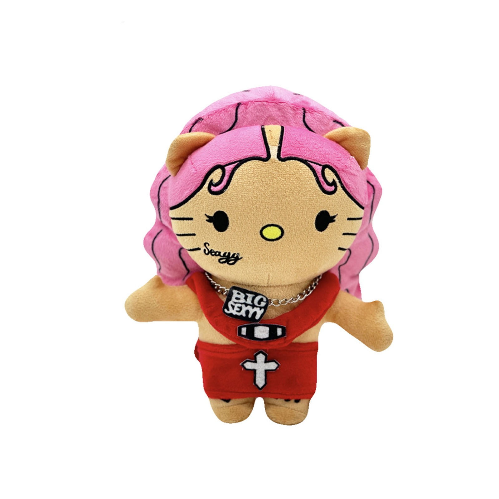 Swooo 10.6 INCH Kitty Plush Travis Scott Lil Peep Anime Plush Doll ...
