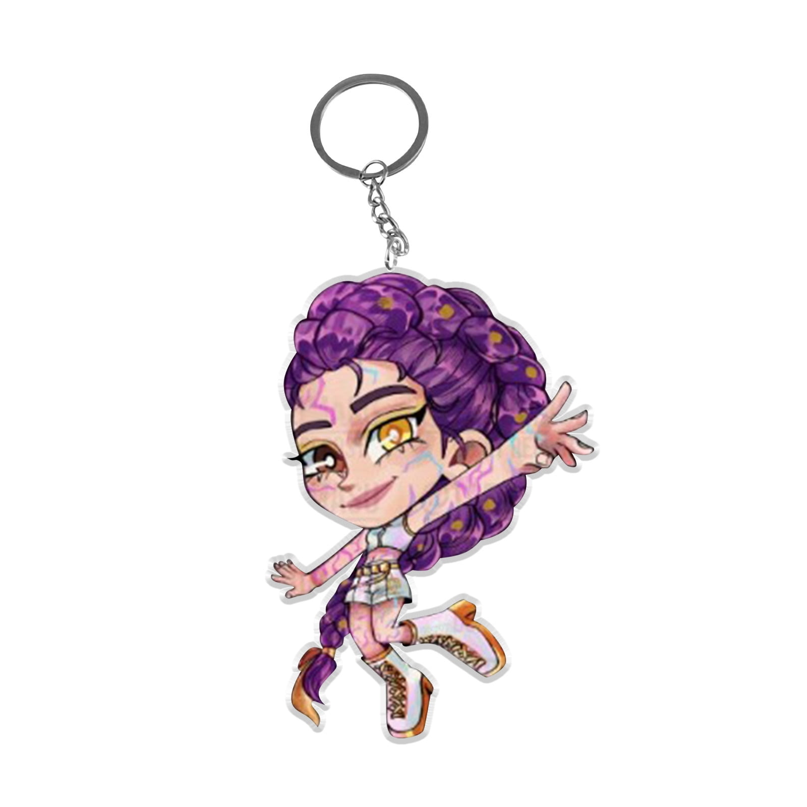 Swooo 2.4 INCH Cute Kpop Demon Hunters Rumi Acrylic Keychain Bag ...