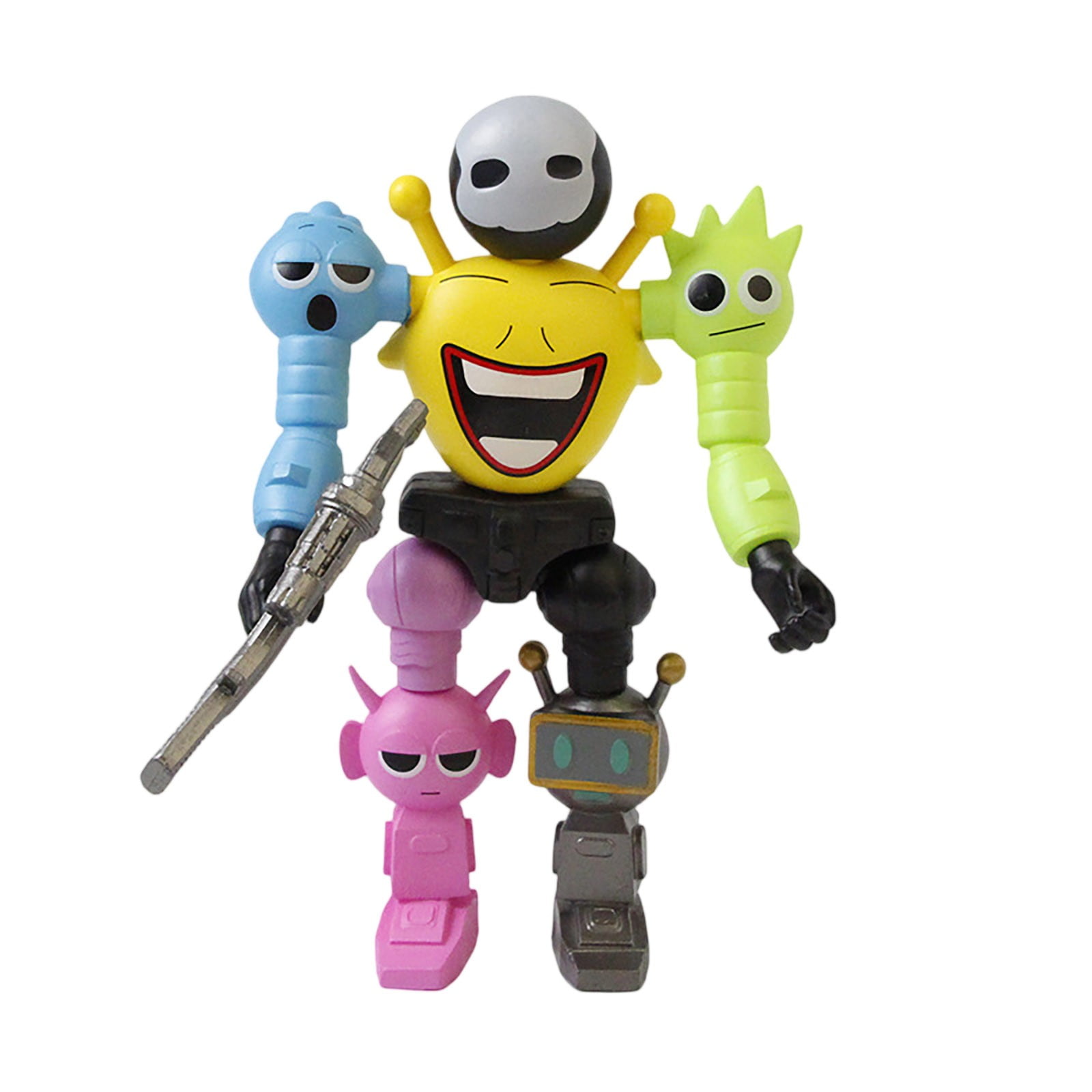 Swooo 7.1 INCH Exquisite Assembly Sprunki Action Figures, Attractive Incredibox Figures ...