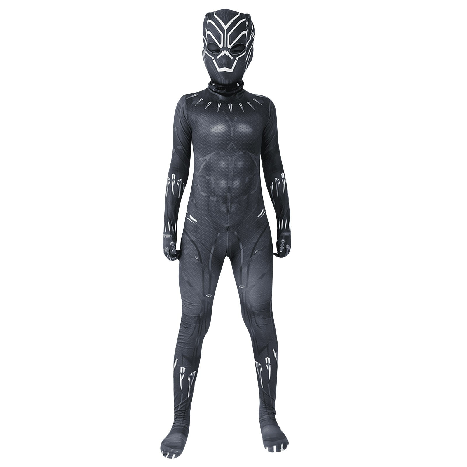 Swooo 𝐁𝐥𝐚𝐜𝐤 𝐏𝐚𝐧𝐭𝐡𝐞𝐫 Costume, Superhero Costume Suits Party Cosplay 3D ...