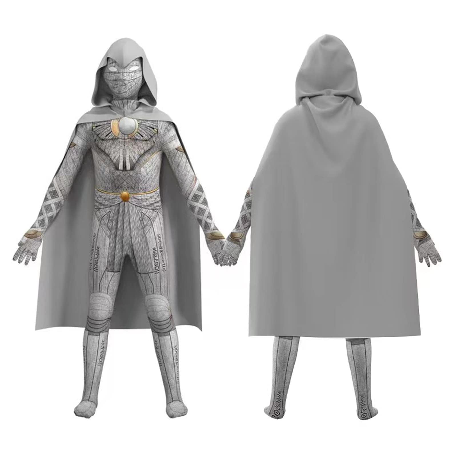Swooo 𝐌𝐨𝐨𝐧 𝐊𝐧𝐢𝐠𝐡𝐭 Costume, Superhero Costume Suits Party Cosplay 3D ...