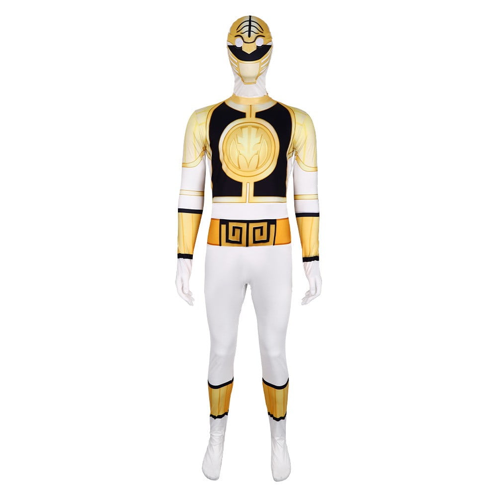 Swooo Power Rangers Costume, White Rangers Costume Suits Party Cosplay ...