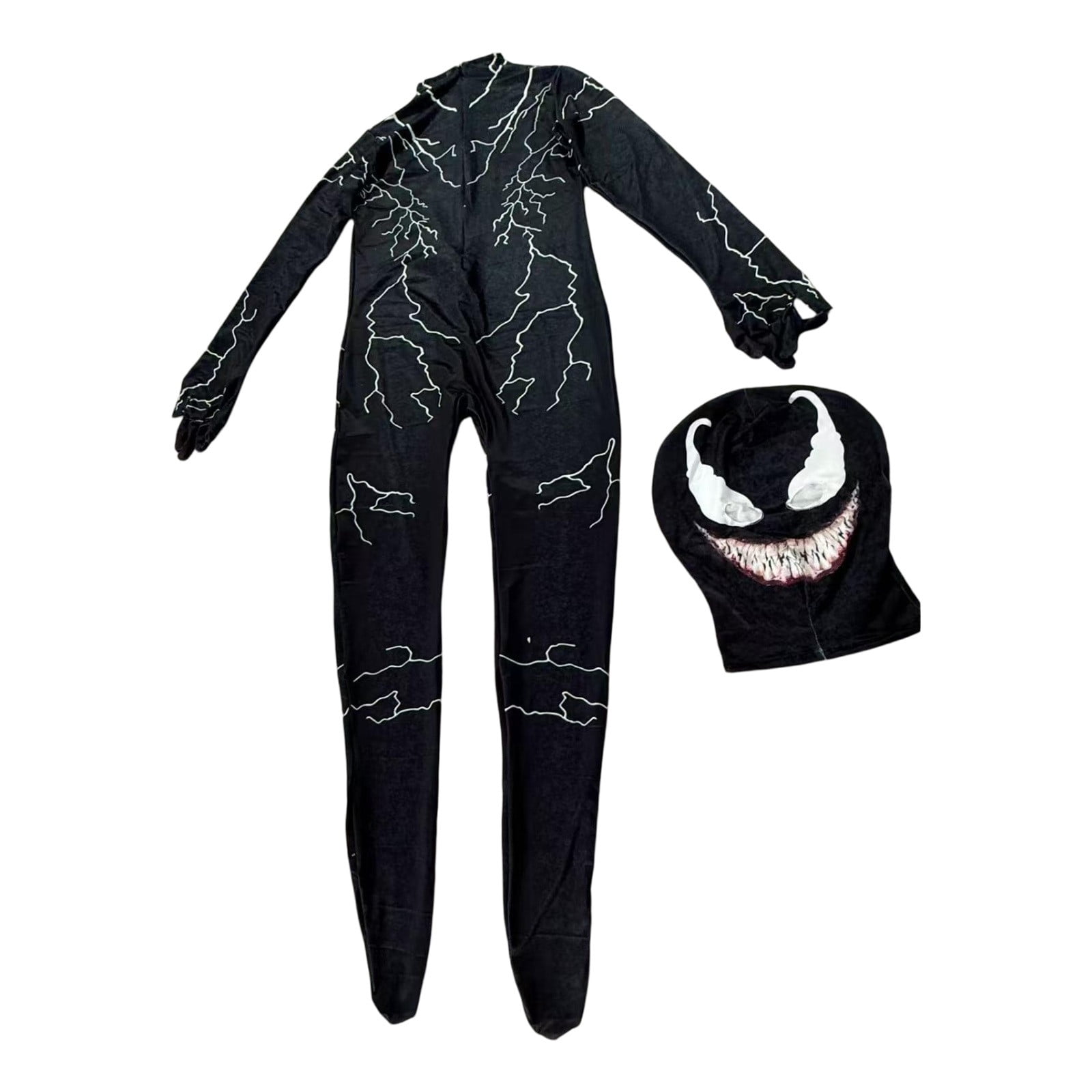 Swooo Venom Costume with Mask, Superhero Costume Suits Party Cosplay 3D ...