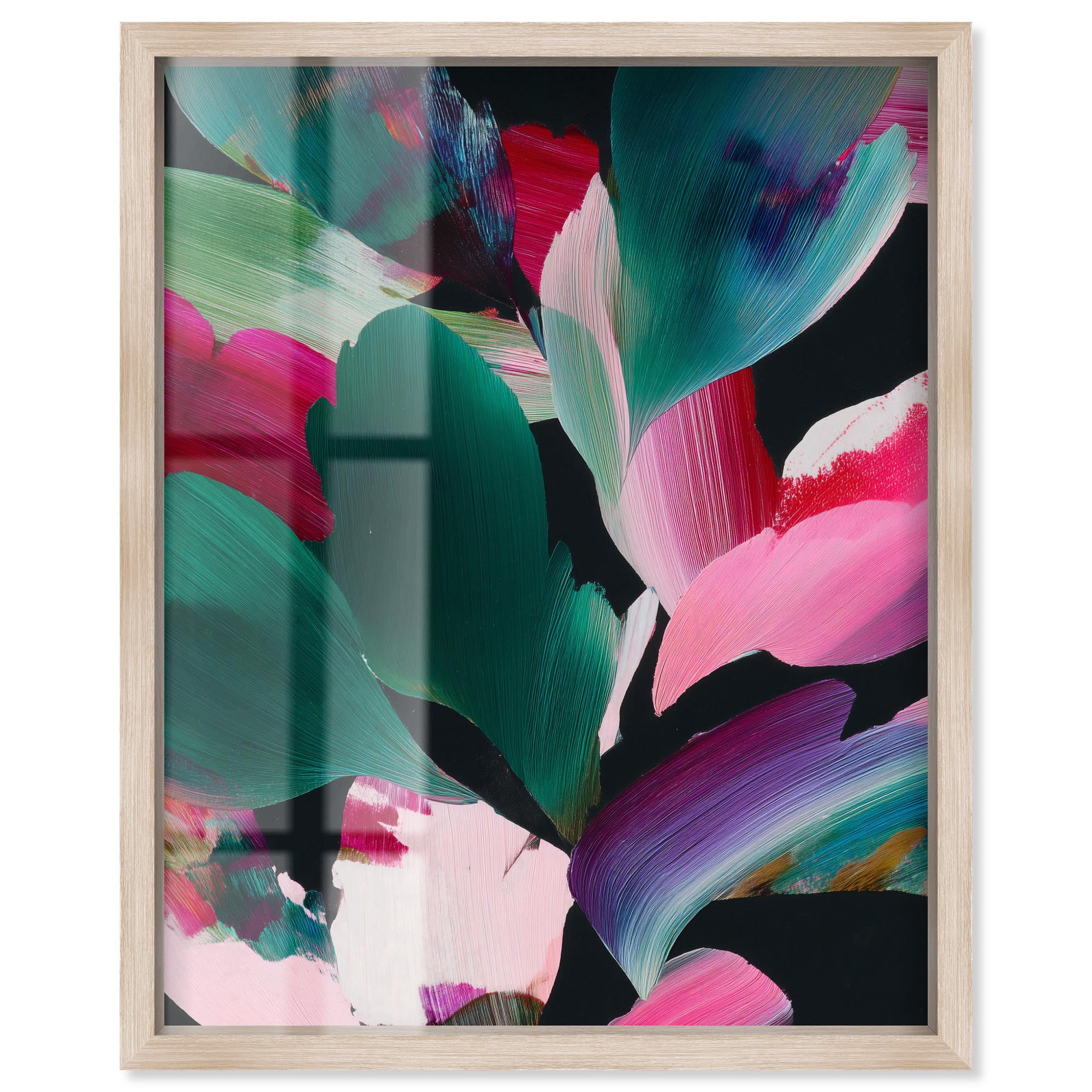 Swooping Color Symphony I Shadowbox Print Tropical Wall Decor by Art ...