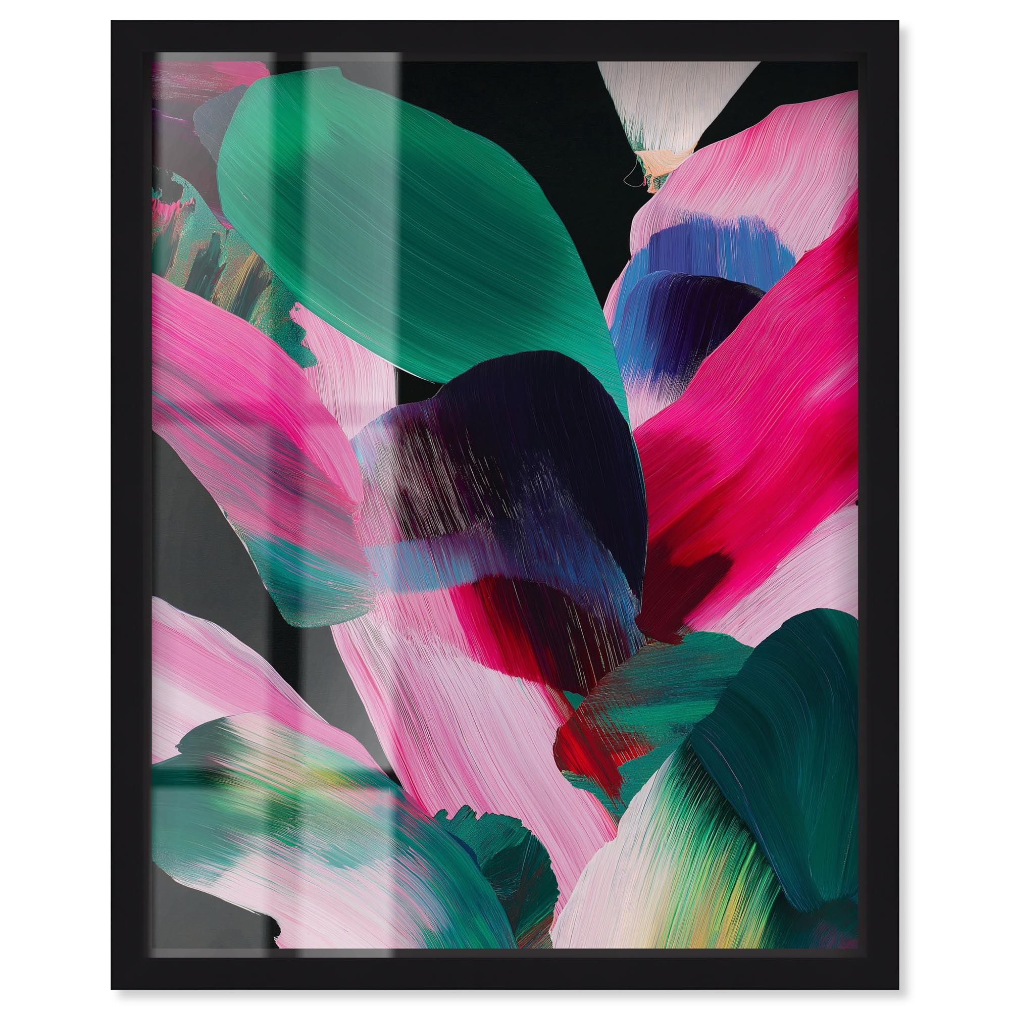 Swooping Color Symphony II Shadowbox Print Tropical Wall Decor by Art ...