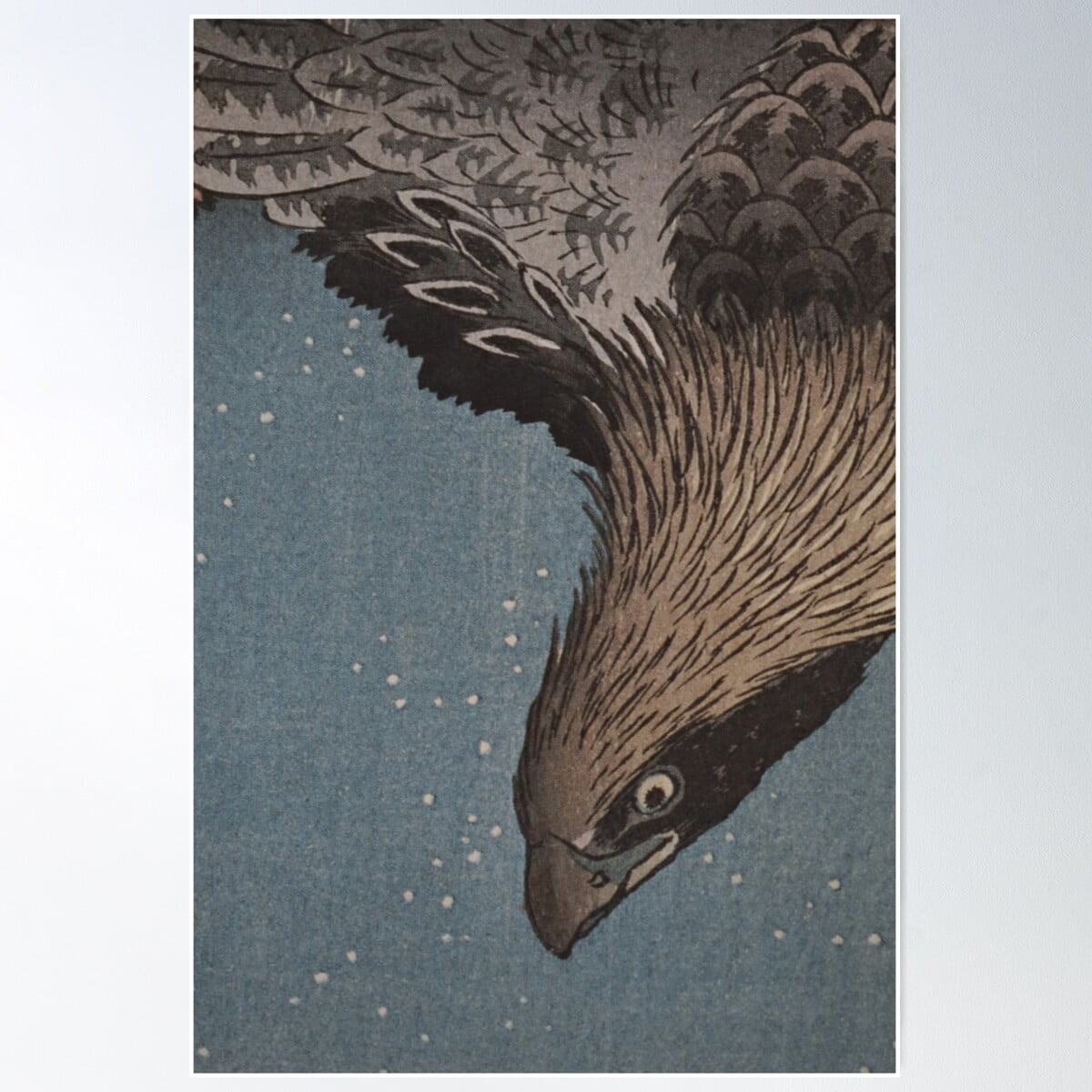 Swooping Eagle Poster Wall Art, Modern Wall Decor For Living Room ...