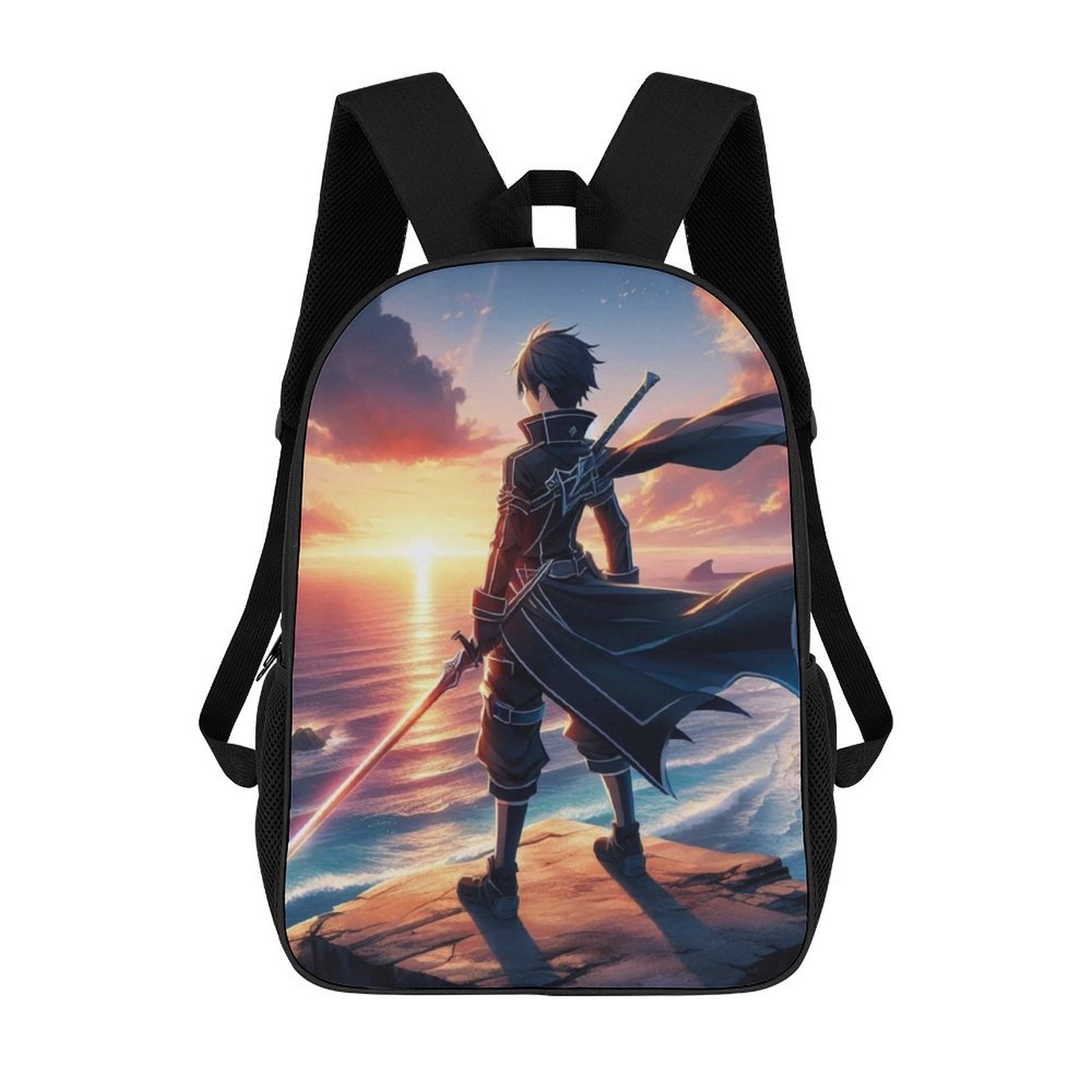 Sword Art Online 17 Inch Large Capacity Backpack,casual Travel Backpack ...